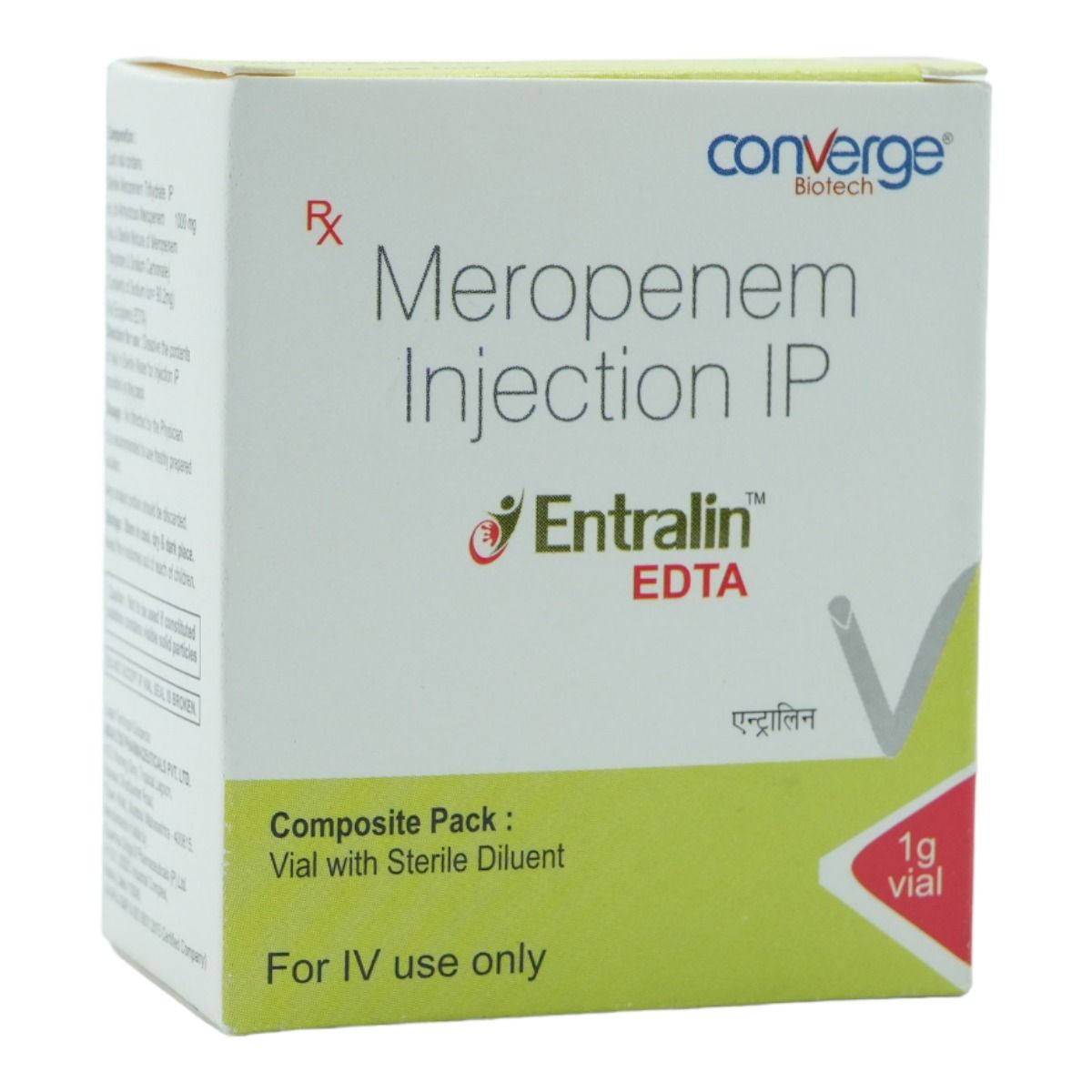 Entralin 1 gm Edta Injection 1's Price, Uses, Side Effects, Composition ...