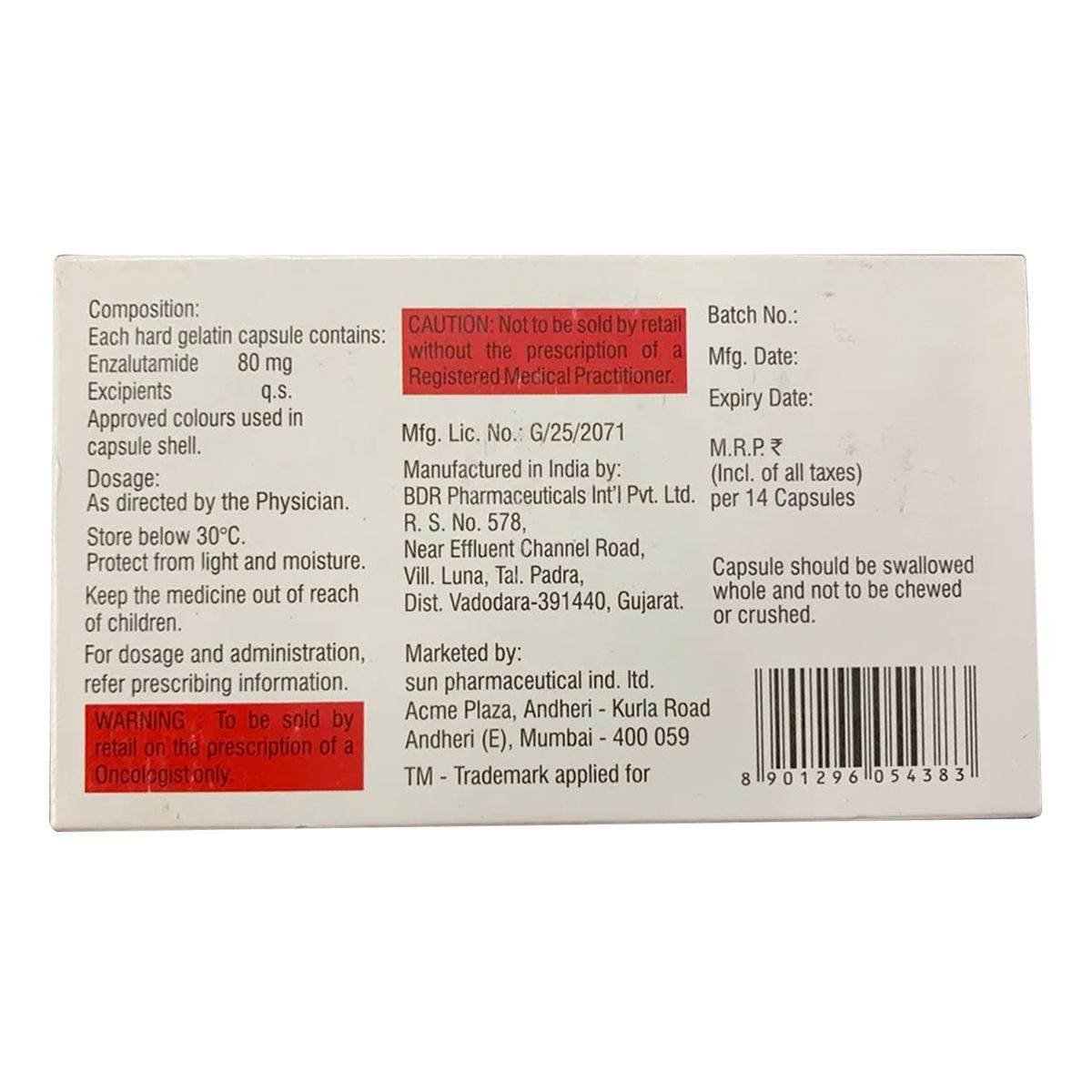 Enzyl 80 Capsule | Uses, Side Effects, Price | Apollo Pharmacy