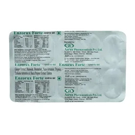 Enzorux Forte Tablet | Uses, Side Effects, Price | Apollo Pharmacy
