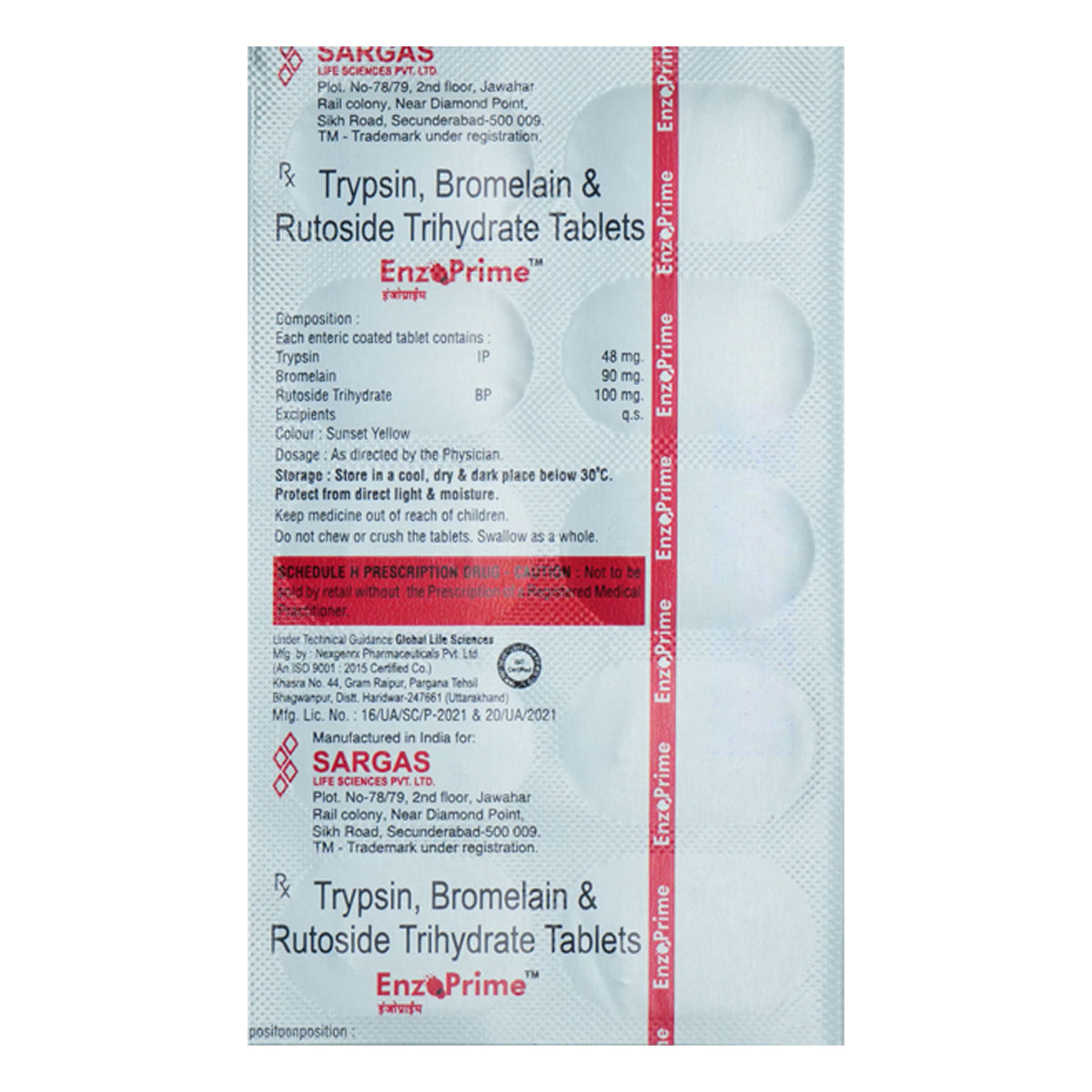 Enzoprime Tablet | Uses, Side Effects, Price | Apollo Pharmacy