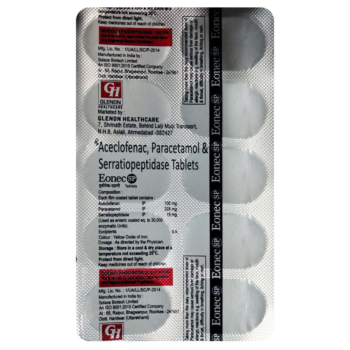 Eonec SP Tablet | Uses, Side Effects, Price | Apollo Pharmacy