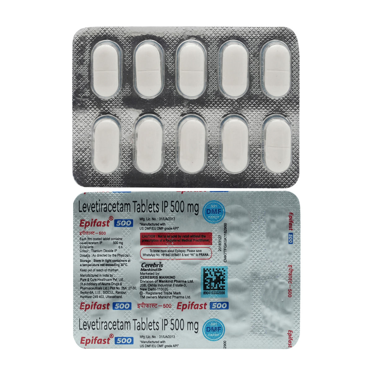 Epifast 500 Tablet | Uses, Side Effects, Price | Apollo Pharmacy