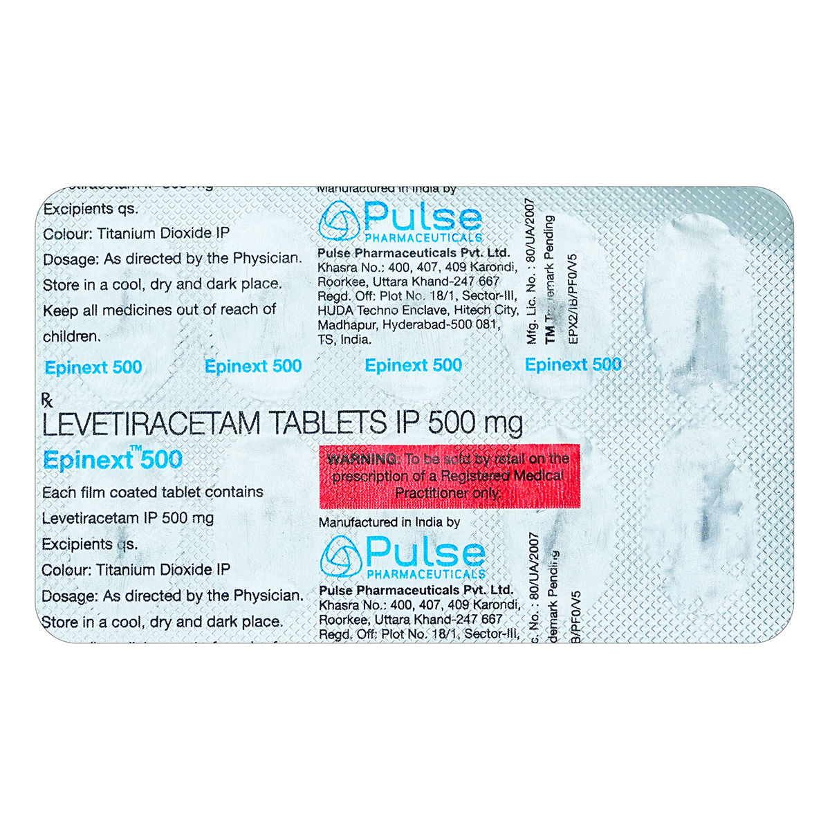 Epinext 500Mg Tab | Uses, Side Effects, Price | Apollo Pharmacy