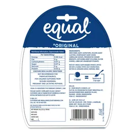 Buy Equal Original Low Calorie Sweetener, 300 Tablets | 19 Minutes ...