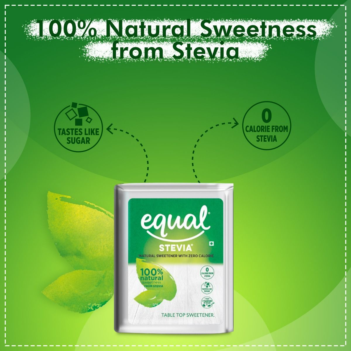 Equal Stevia Natural Sweetener, 100 Tablets Price, Uses, Side Effects ...