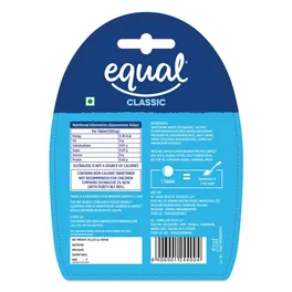 Equal Classic Zero Calorie Sweetener, 100 Tablets | Uses, Side Effects ...