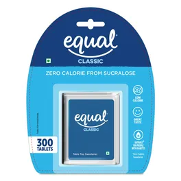 Buy Equal Classic Zero Calorie Sweetener, 300 Tablets | 19 Minutes ...