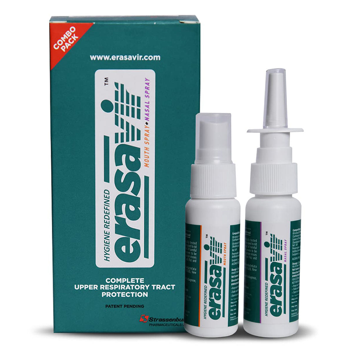 Erasavir Mouth Spray + Nasal Spray 2 x 30 ml | Uses, Side Effects ...