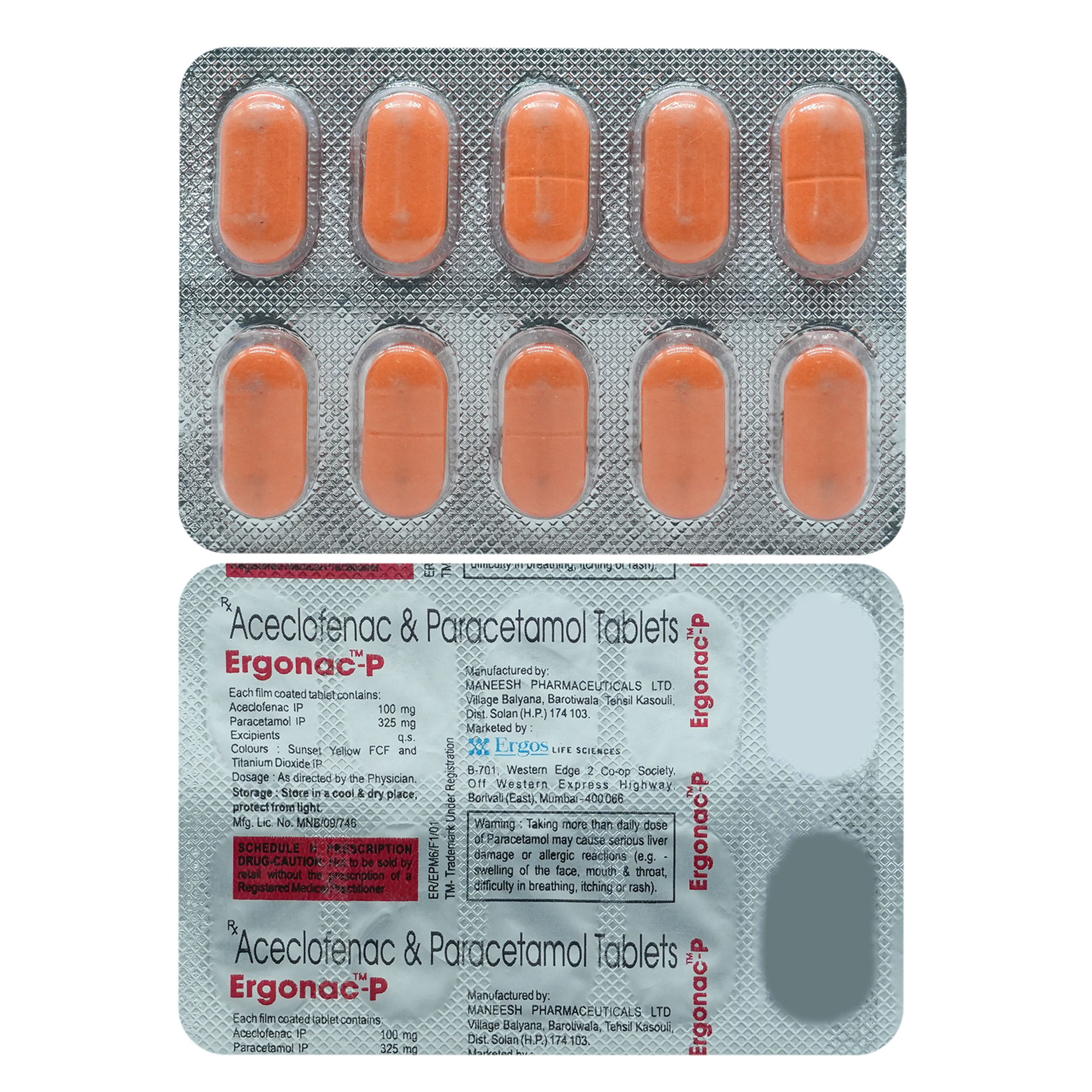 Ergonac P Tablet | Uses, Side Effects, Price | Apollo Pharmacy