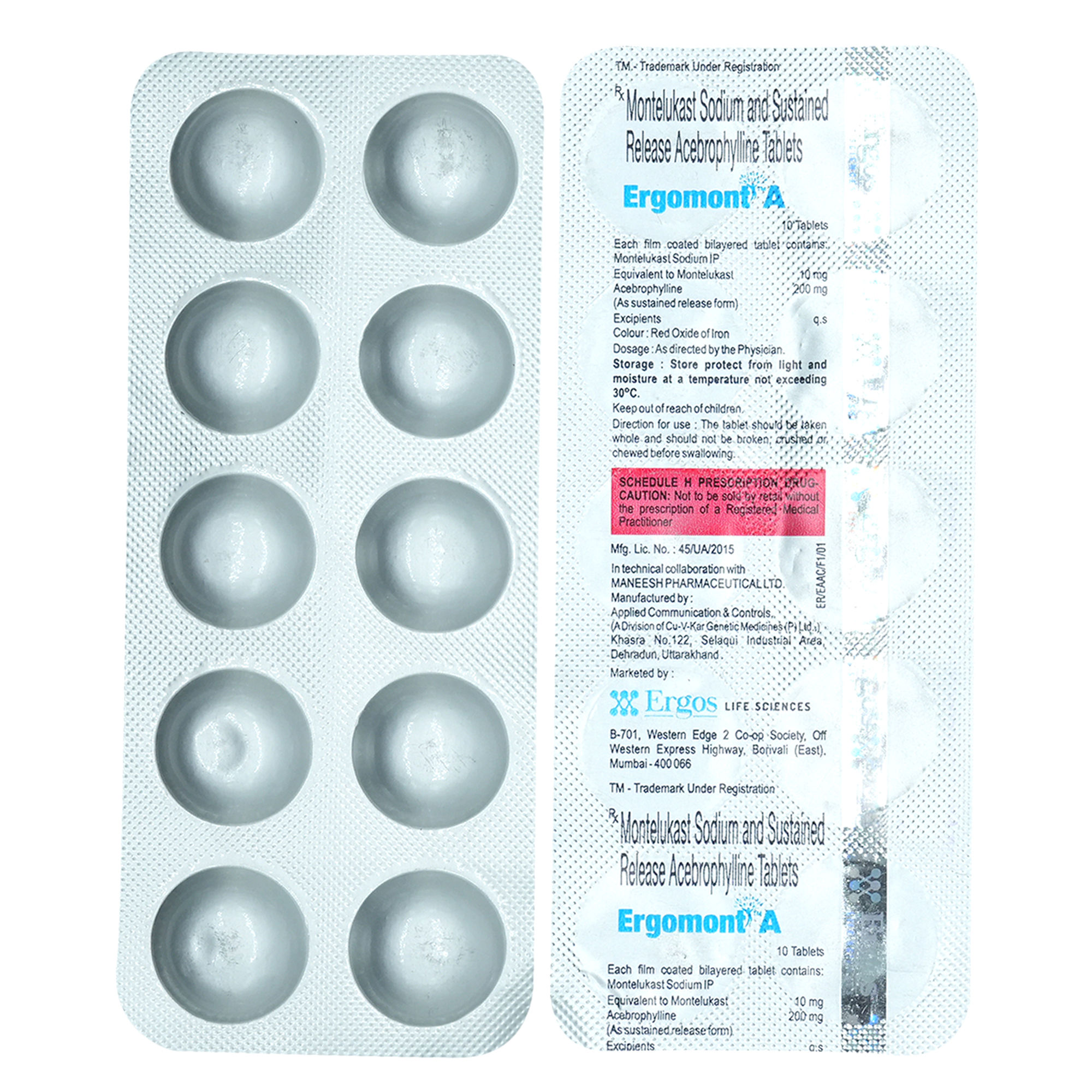 Ergomont A Tablet | Uses, Side Effects, Price | Apollo Pharmacy