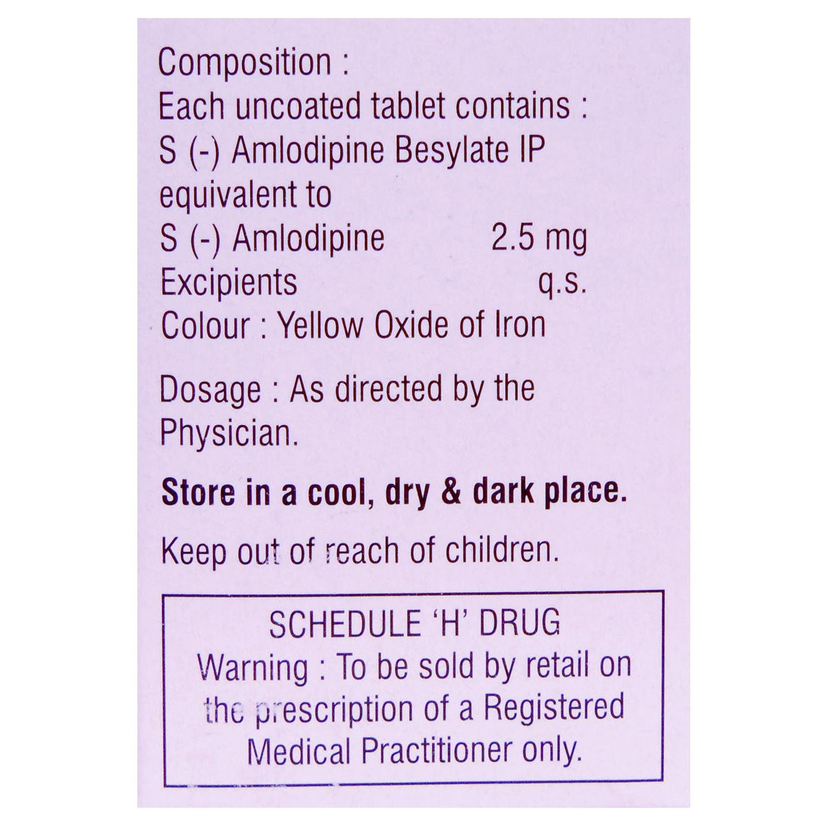 Eslo 2.5 Tablet | Uses, Side Effects, Price | Apollo Pharmacy