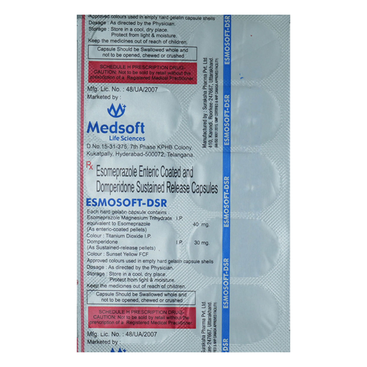 Esmosoft-DSR Capsule | Uses, Side Effects, Price | Apollo Pharmacy