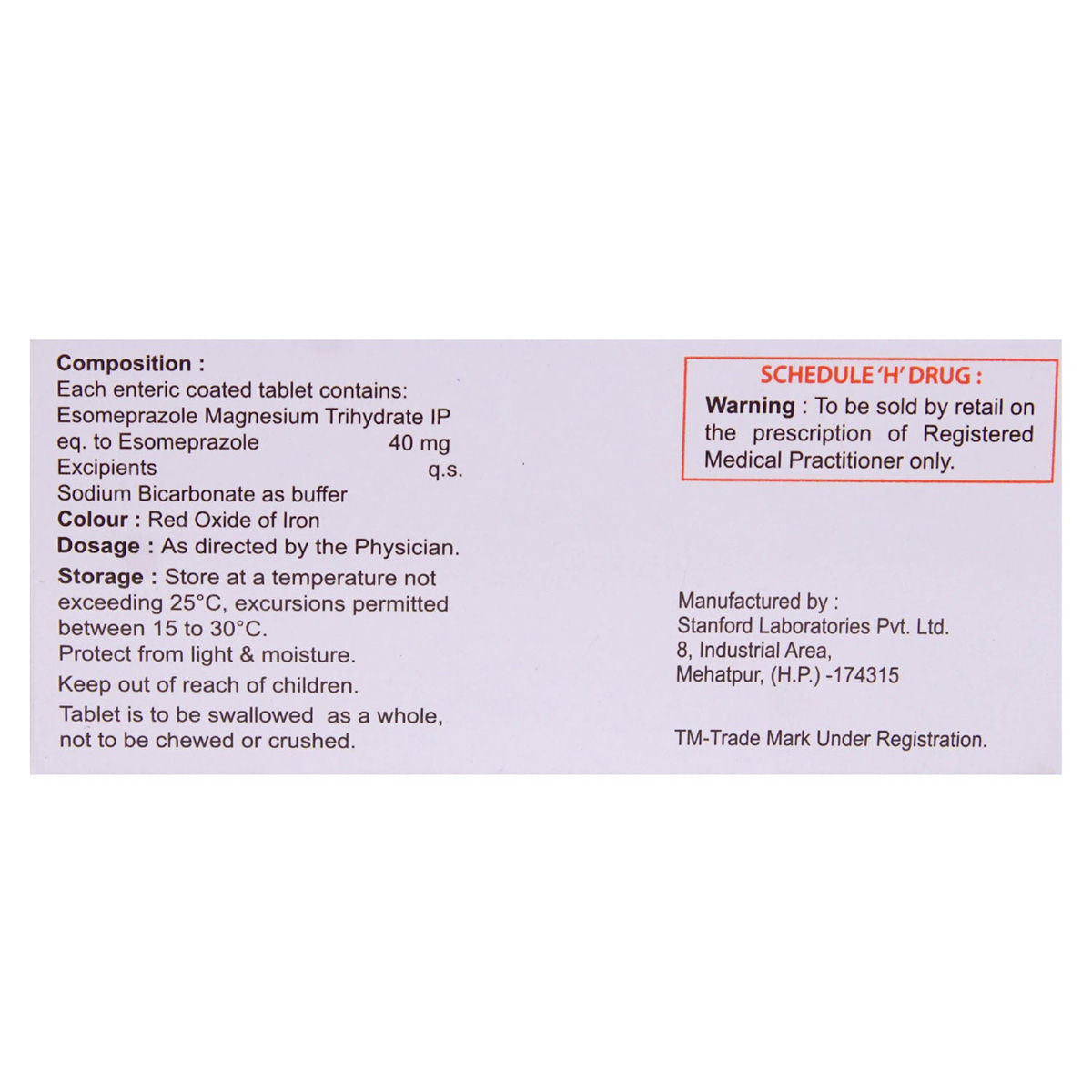 Esogress 40 Tablet | Uses, Side Effects, Price | Apollo Pharmacy