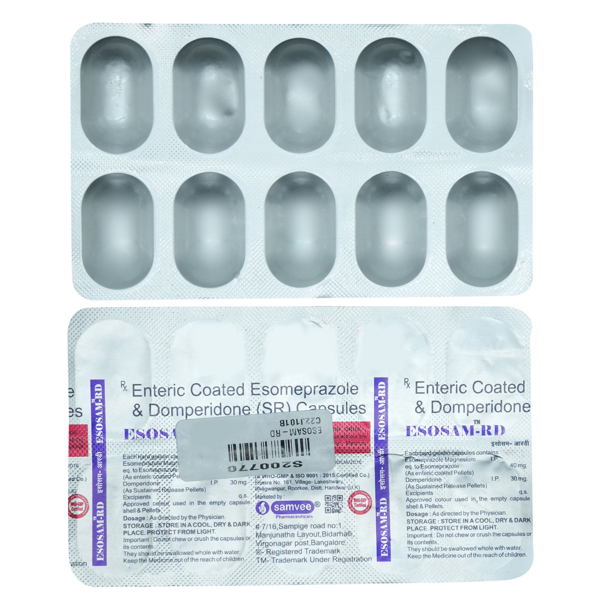 Esosam-RD Capsule | Uses, Side Effects, Price | Apollo Pharmacy
