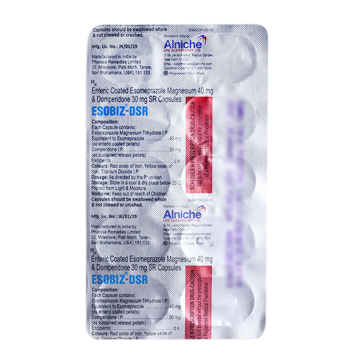Esobiz DSR Capsule | Uses, Side Effects, Price | Apollo Pharmacy