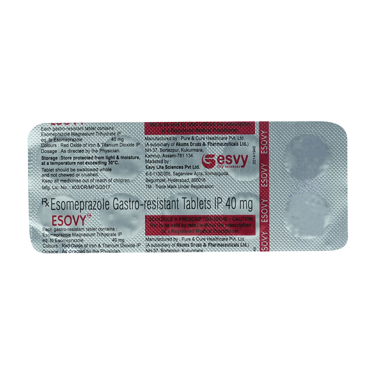 ESOVY TABLETS | Uses, Side Effects, Price | Apollo Pharmacy