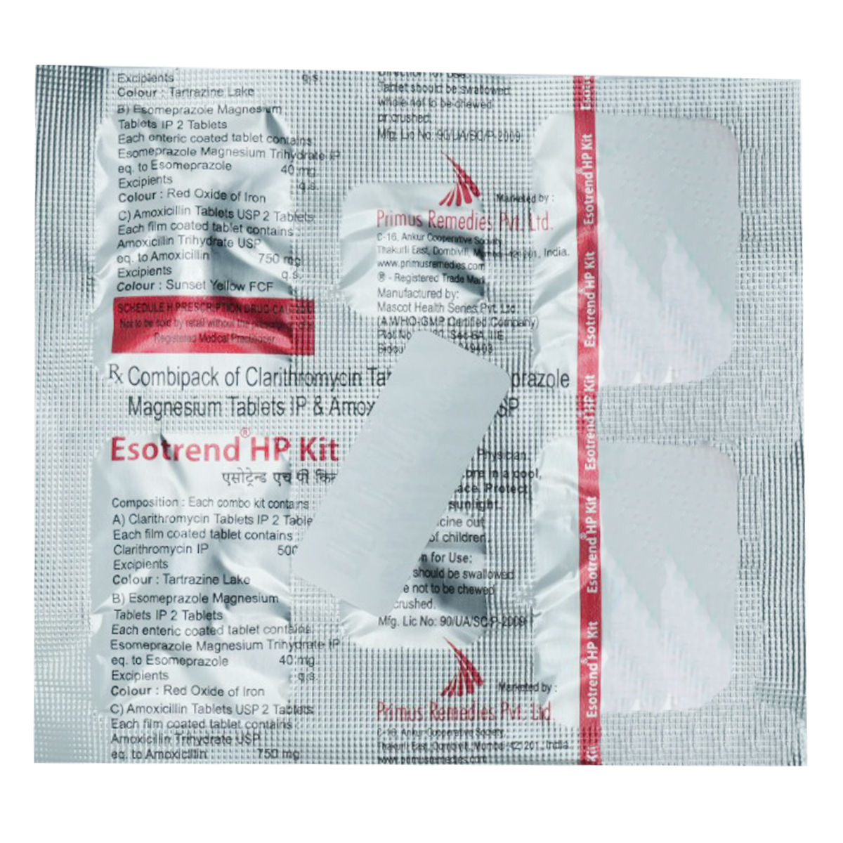 Esotrend HP Kit 6's Price, Uses, Side Effects, Composition - Apollo Pharmacy