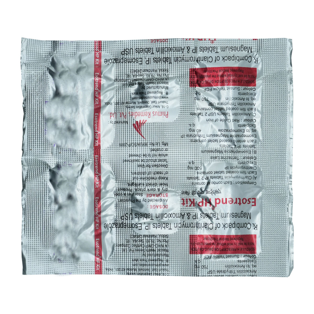 Esotrend HP Kit 6's Price, Uses, Side Effects, Composition - Apollo Pharmacy