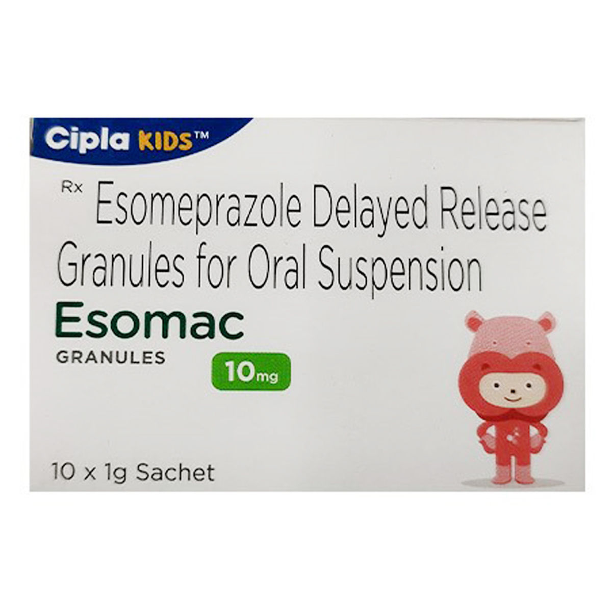 Esomac 10 mg Granules 1 gm | Uses, Side Effects, Price | Apollo Pharmacy