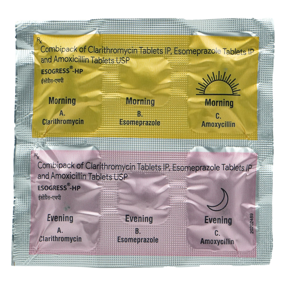 Esogress-Hp Kit Tablet 6's Price, Uses, Side Effects, Composition - Apollo Pharmacy