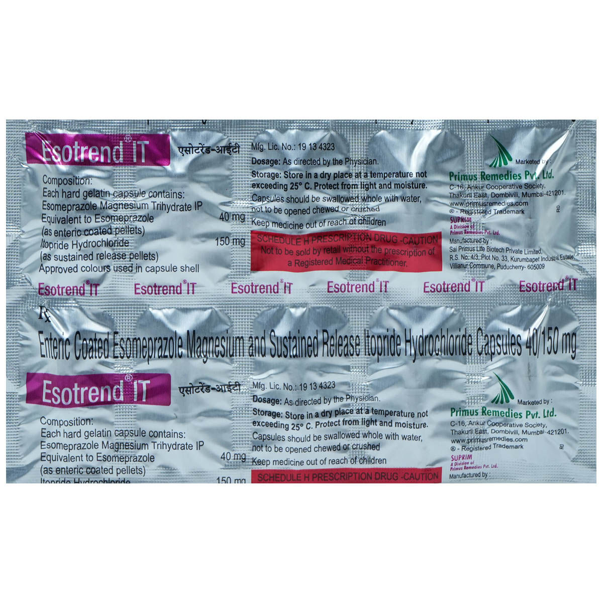 Esotrend IT Capsule | Uses, Side Effects, Price | Apollo Pharmacy