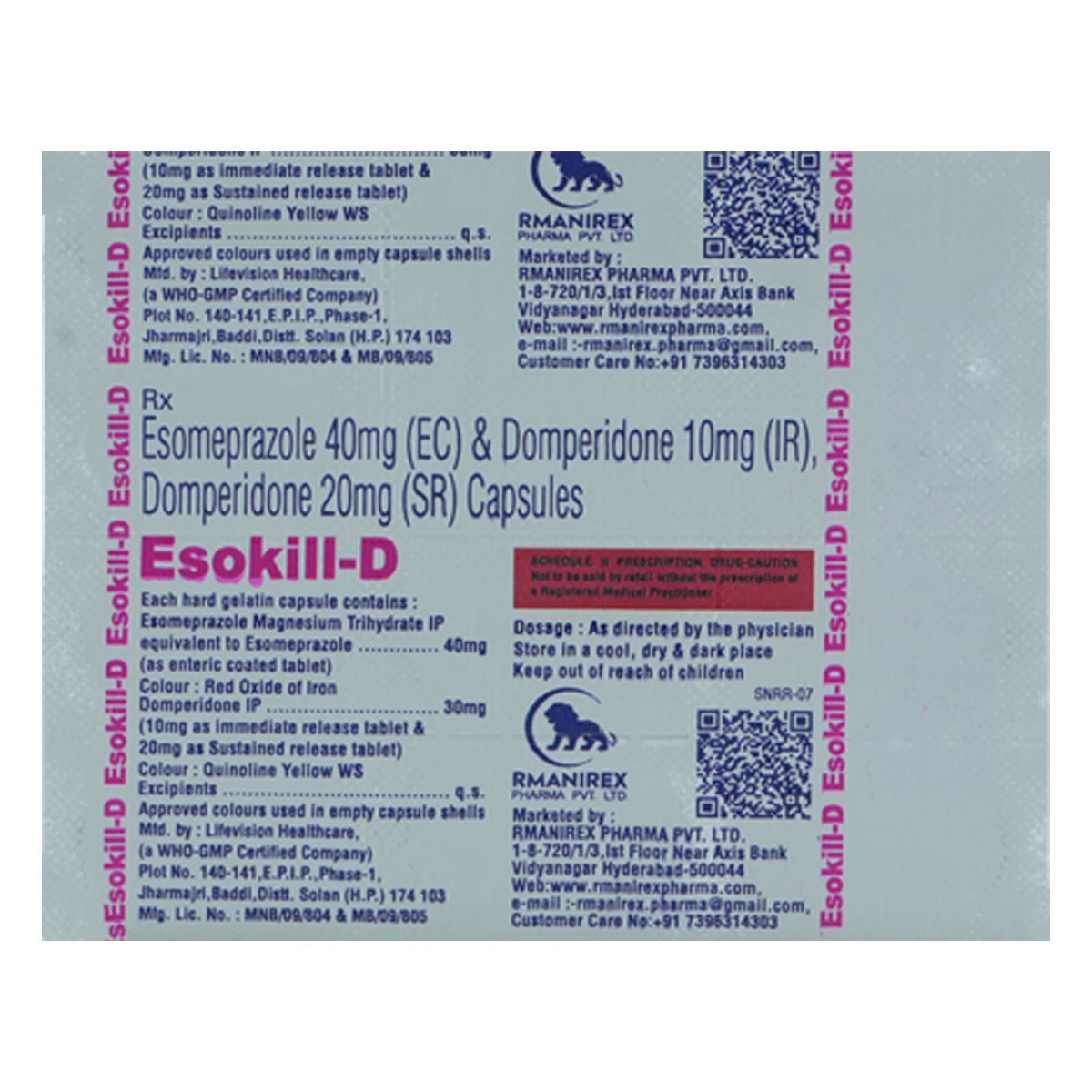 Esokill-D Capsule | Uses, Side Effects, Price | Apollo Pharmacy