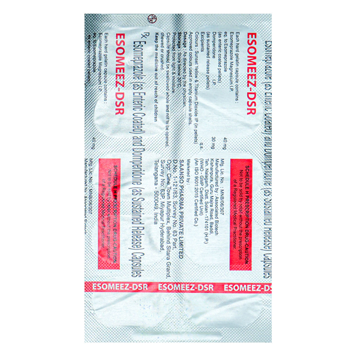 Esomeez-DSR Capsule | Uses, Side Effects, Price | Apollo Pharmacy