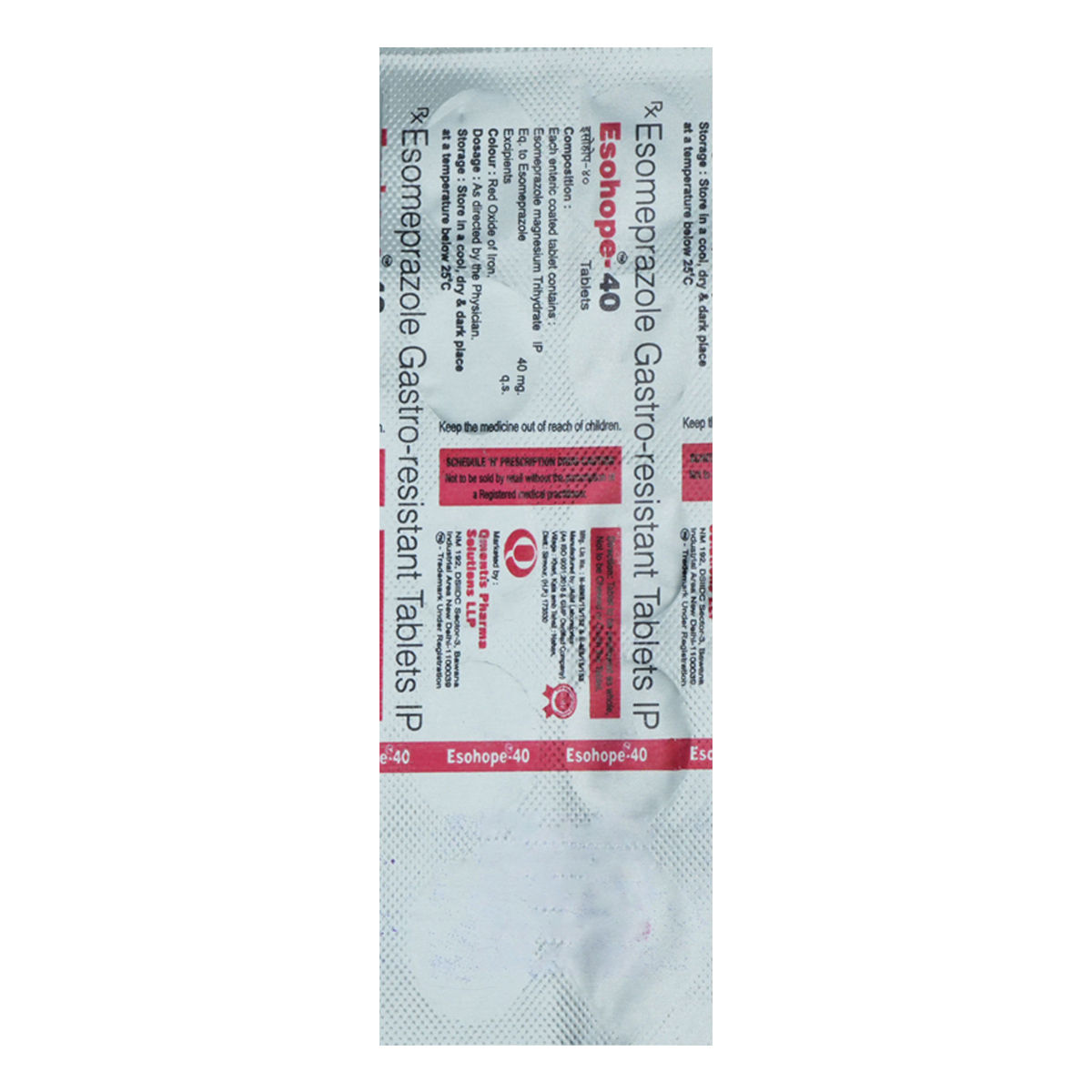 Esohope-40 Tablet | Uses, Side Effects, Price | Apollo Pharmacy