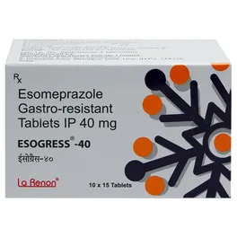 Esogress-40 Tablet 15's | Uses, Side Effects, Price | Apollo Pharmacy