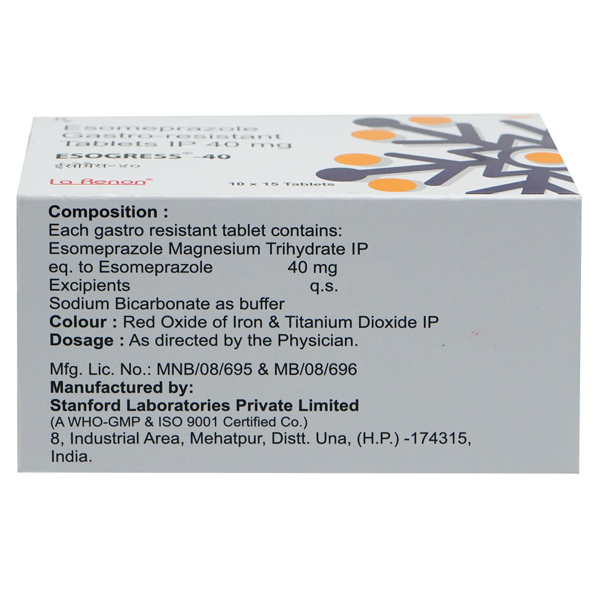 Esogress-40 Tablet 15's | Uses, Side Effects, Price | Apollo Pharmacy