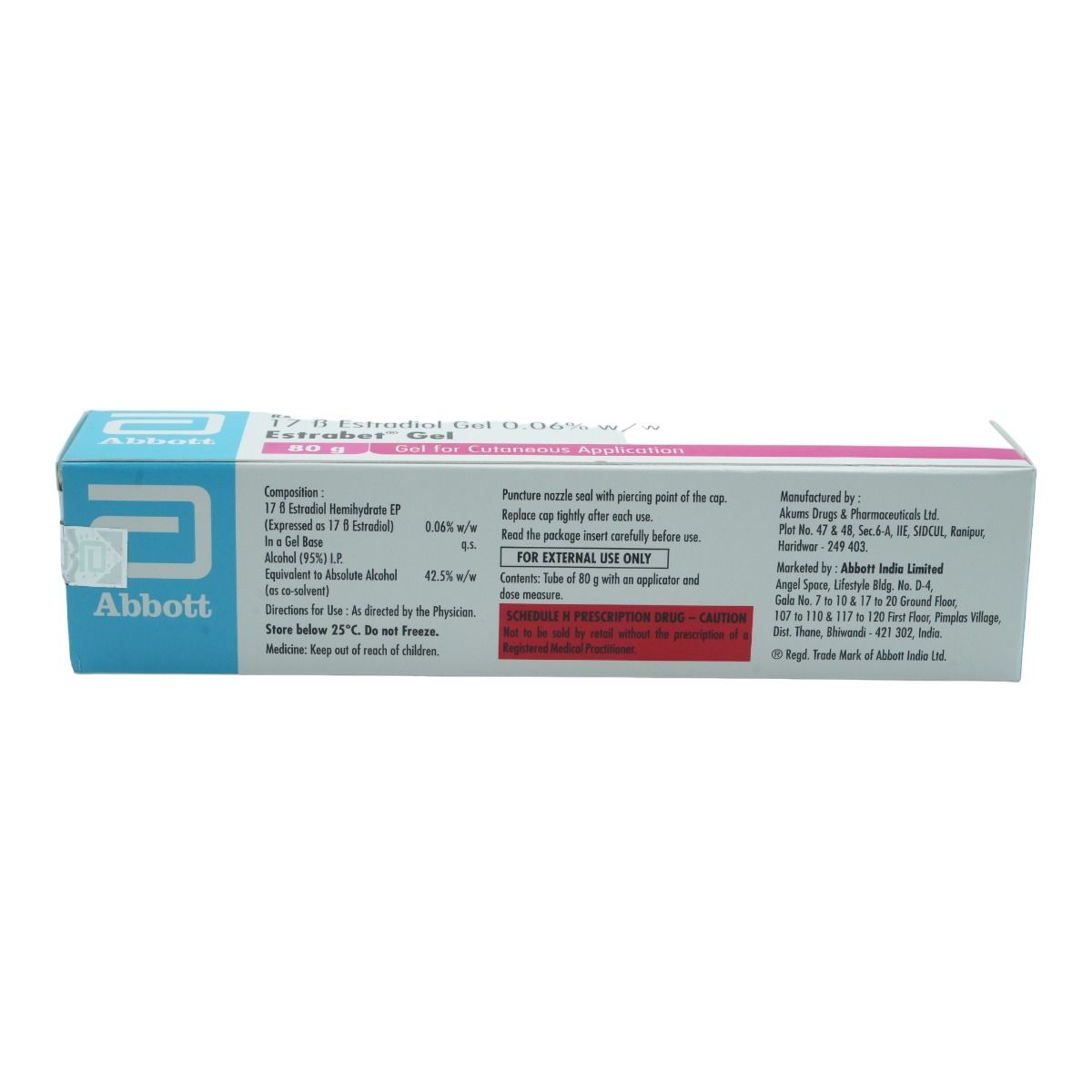 ESTRABET 0.06% W/W GEL 80G Price, Uses, Side Effects, Composition ...