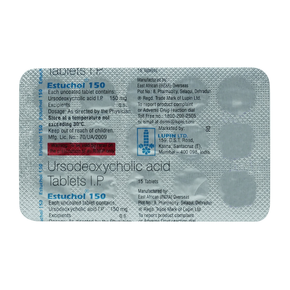 Estuchol 150 Tablet | Uses, Side Effects, Price | Apollo Pharmacy