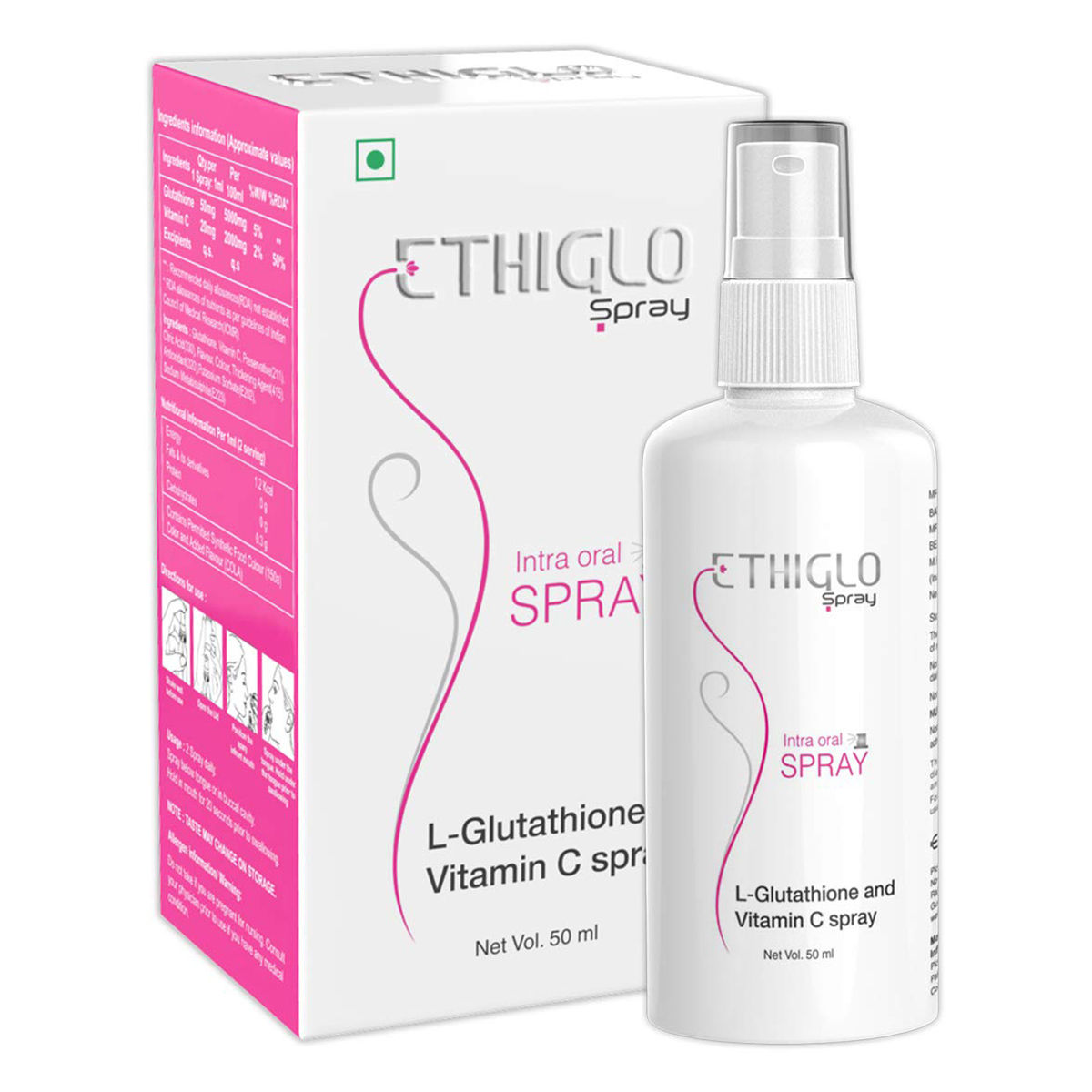 Ethiglo Intra Oral Spray 50 ml Price, Uses, Side Effects, Composition ...