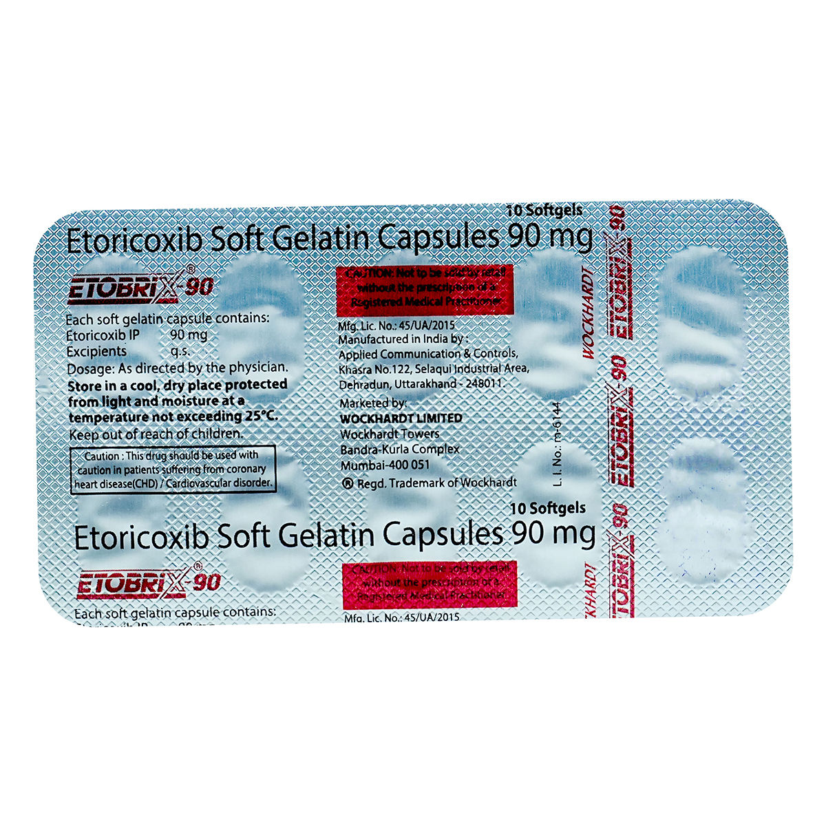 Etobrix 90 mg Softgel | Uses, Side Effects, Price | Apollo Pharmacy
