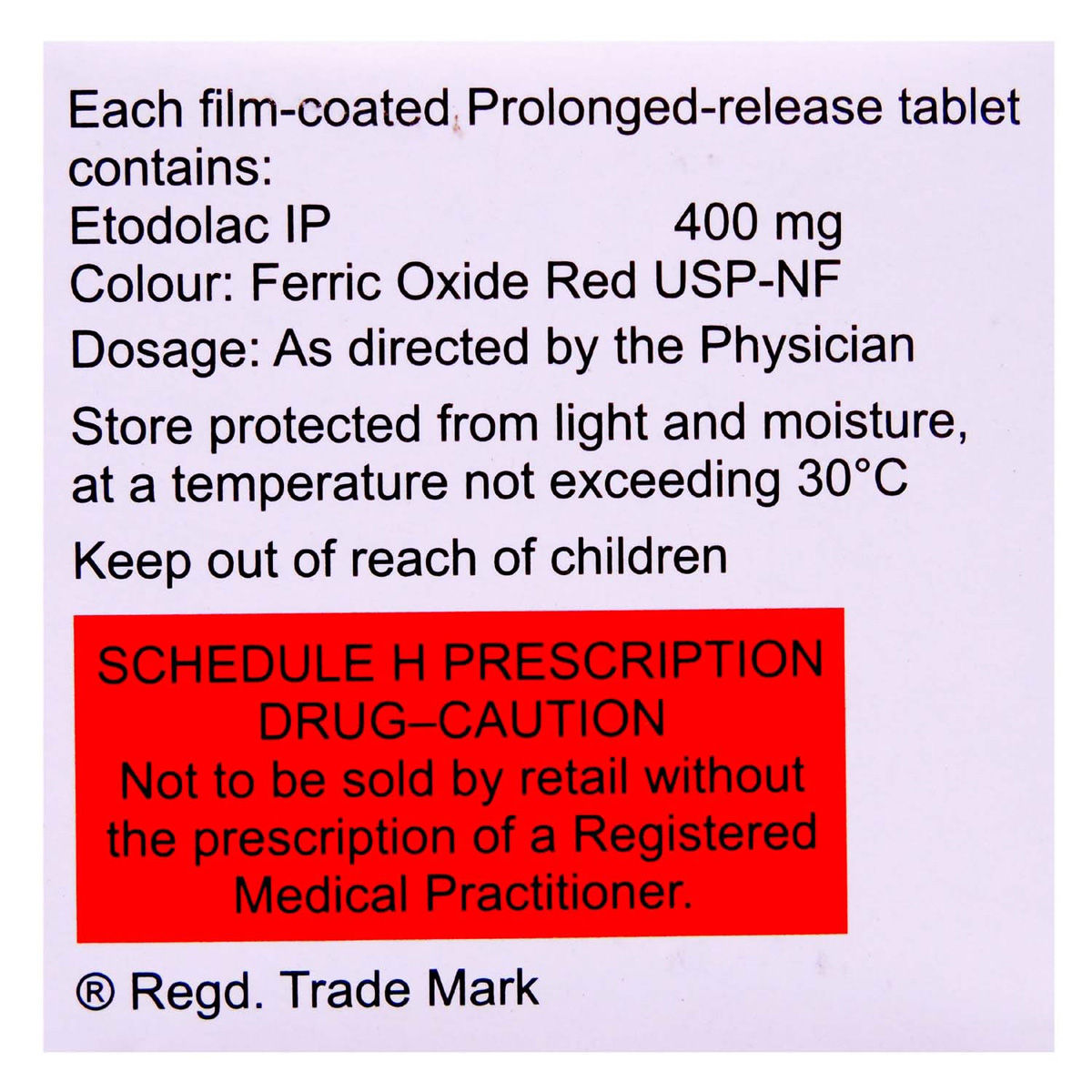 Etova-ER 400 Tablet | Uses, Side Effects, Price | Apollo Pharmacy