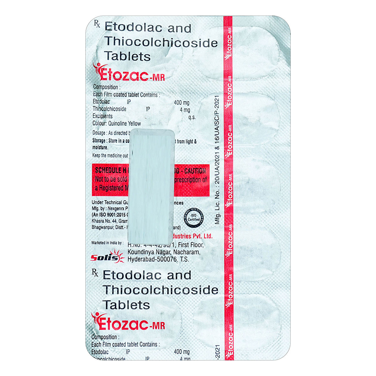 Etozac-Mr Tablet | Uses, Side Effects, Price | Apollo Pharmacy