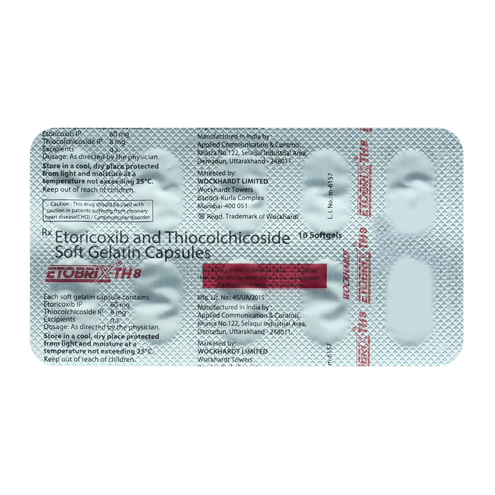 Etobrix-TH 8 Softgel Capsule | Uses, Side Effects, Price | Apollo Pharmacy