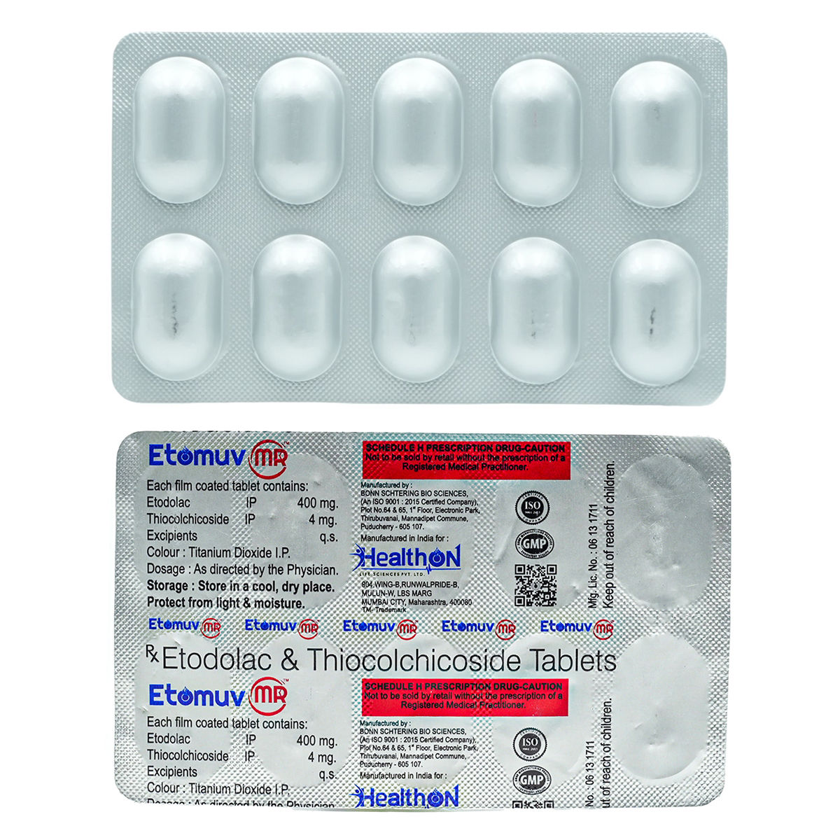 Etomuv Mr 400/4 Tab | Uses, Side Effects, Price | Apollo Pharmacy