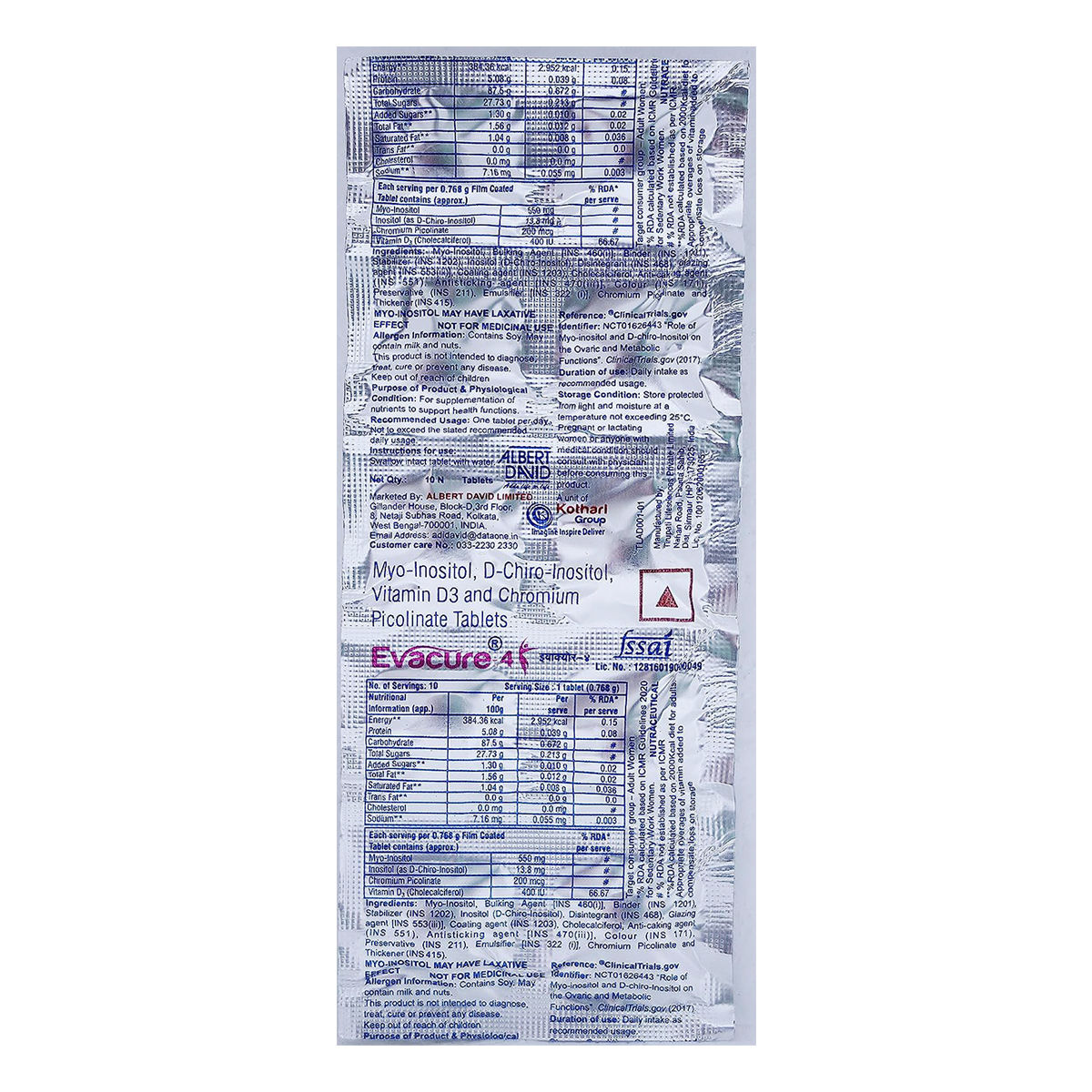 Evacure-4 Tablet | Uses, Side Effects, Price | Apollo Pharmacy