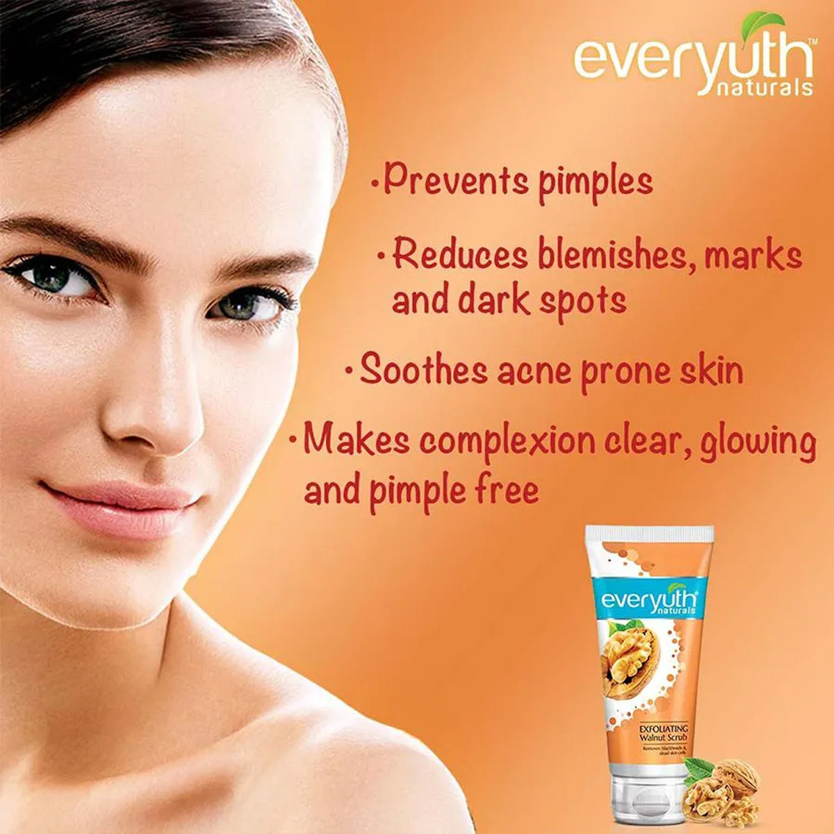 Everyuth Naturals Exfoliating Walnut Scrub, 50 gm Price, Uses, Side ...