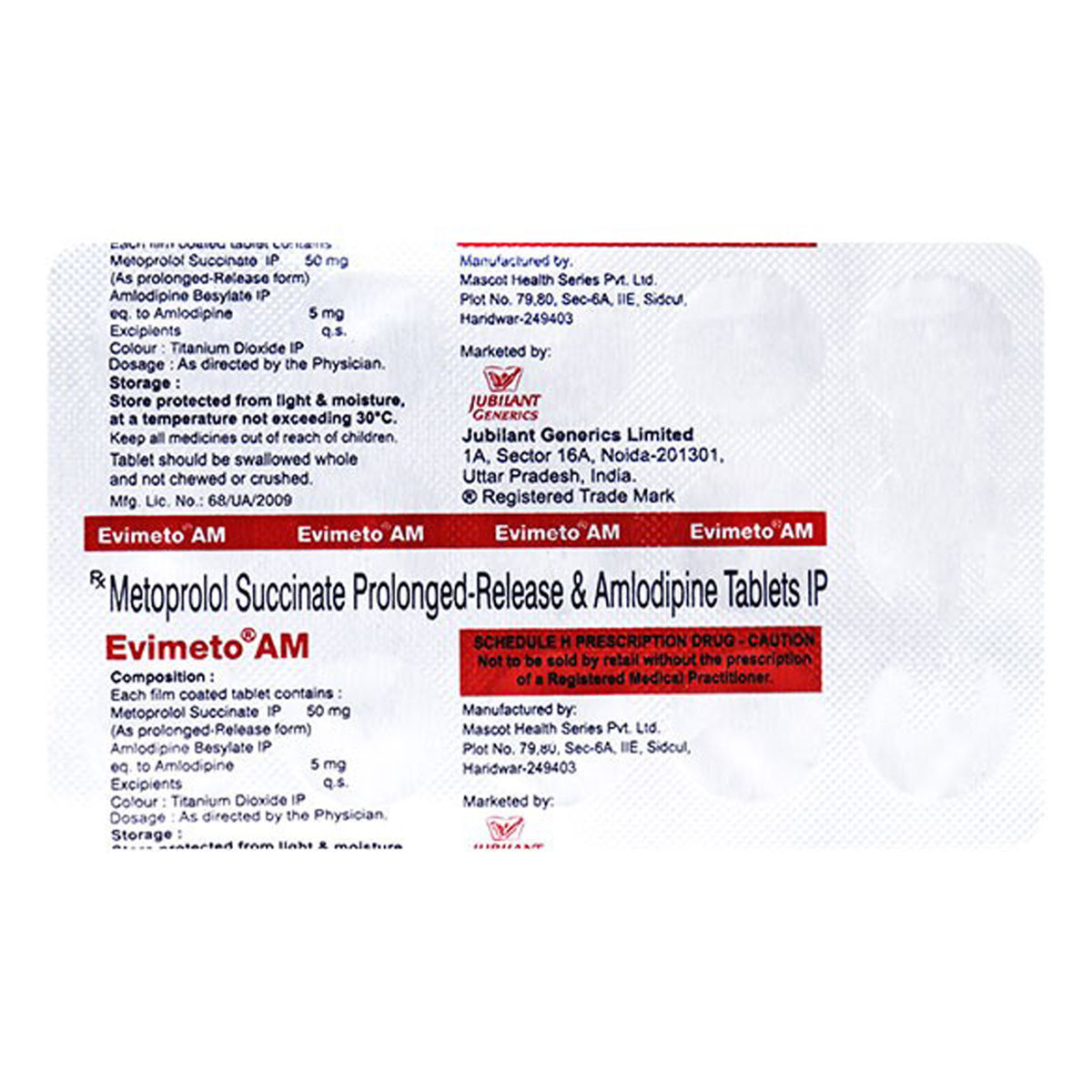 Evimeto AM 5/50 Tablet | Uses, Side Effects, Price | Apollo Pharmacy