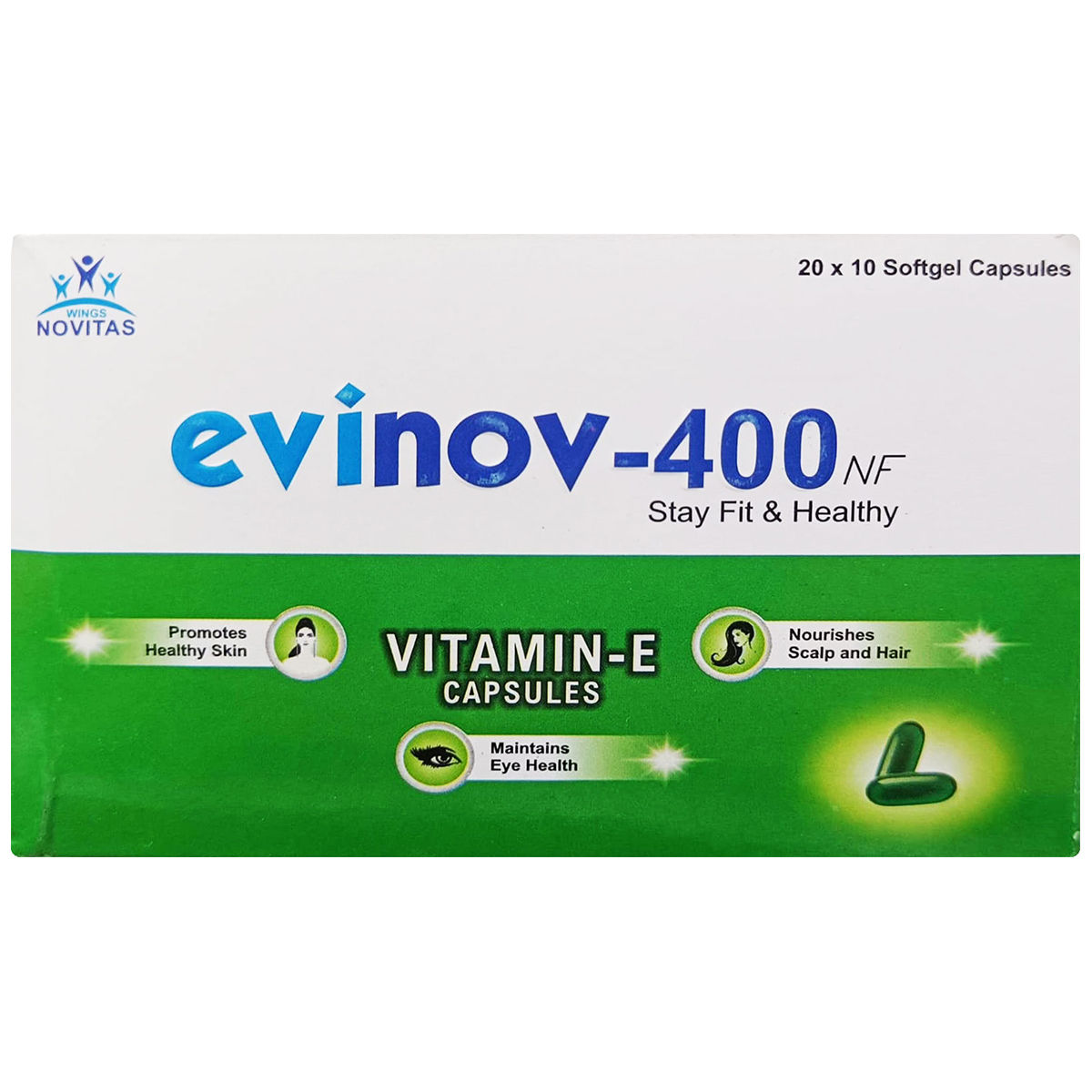 Buy Evinov-400NF Softgel Capsule 10's | 19 Minutes Delivery | Apollo ...