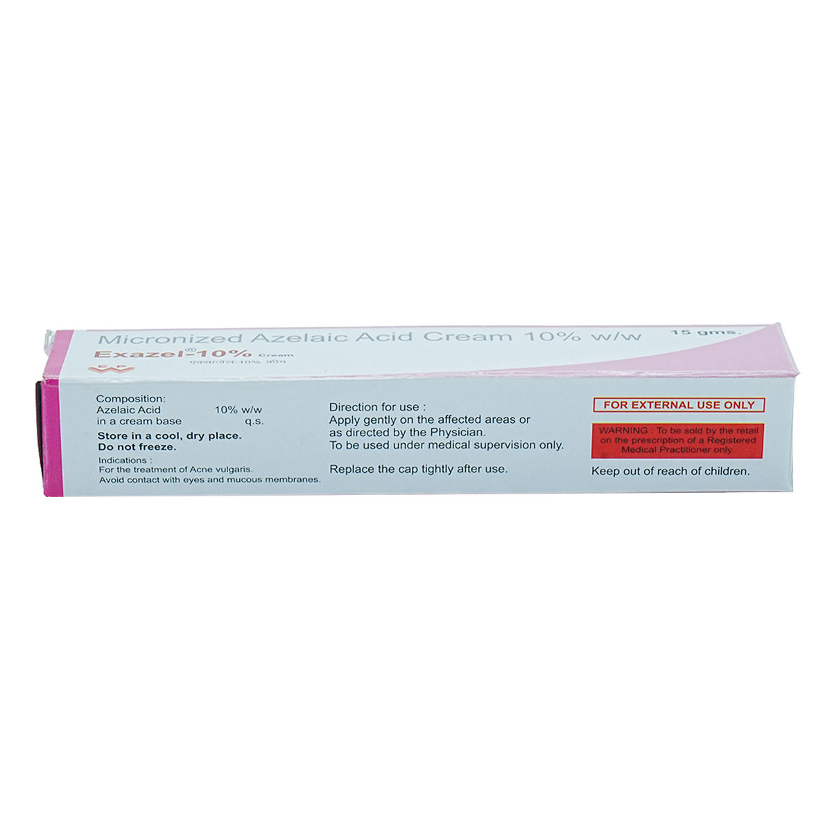 Exazel 10% Cream | Uses, Side Effects, Price | Apollo Pharmacy