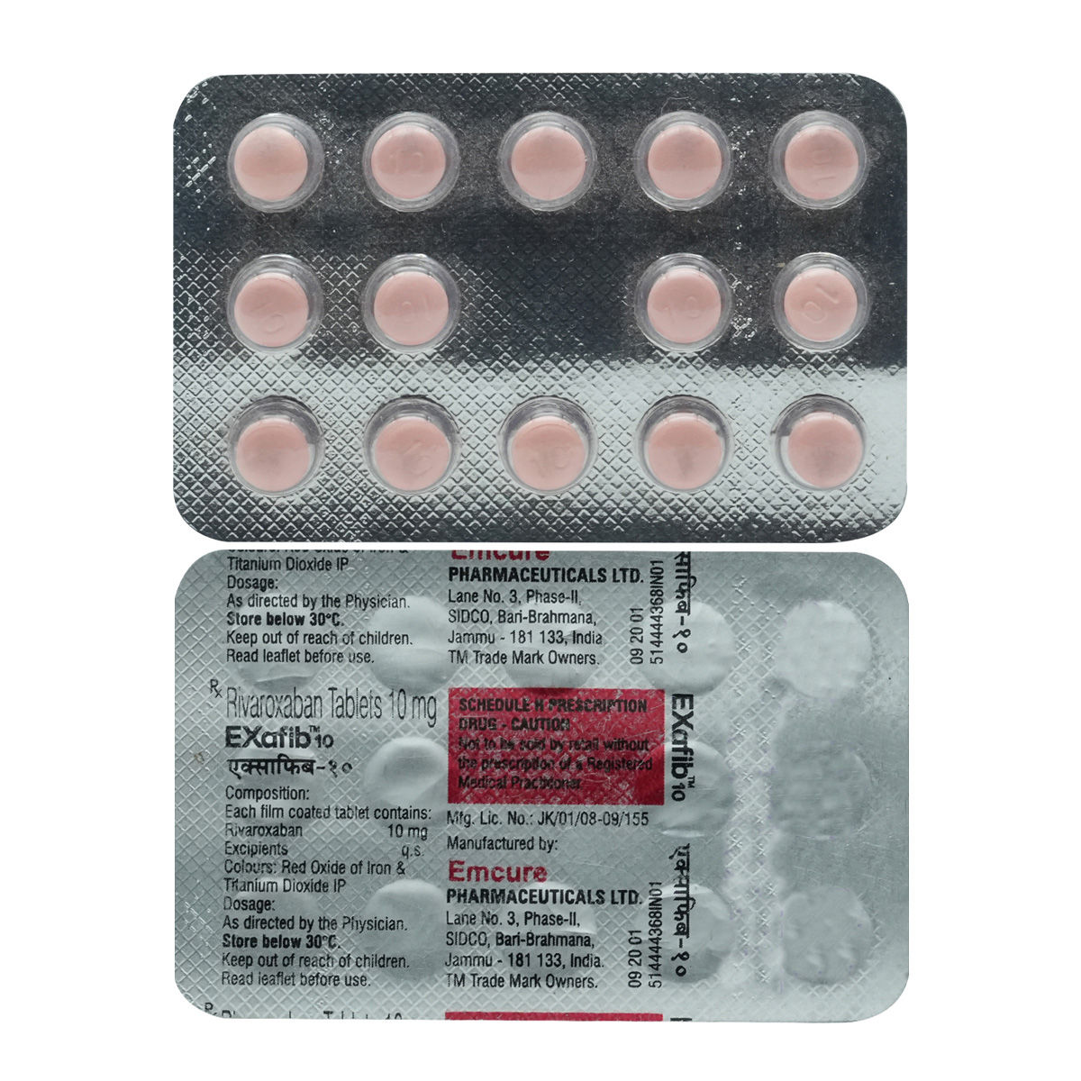 Exafib 10 Tablet 14's Price, Uses, Side Effects, Composition - Apollo ...