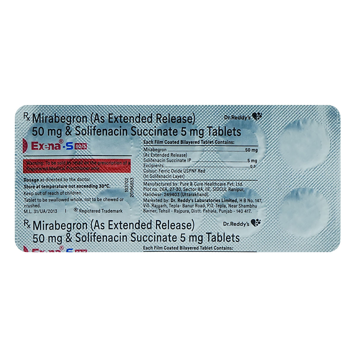 Exena-S 50/5 Tablet 10's Price, Uses, Side Effects, Composition ...