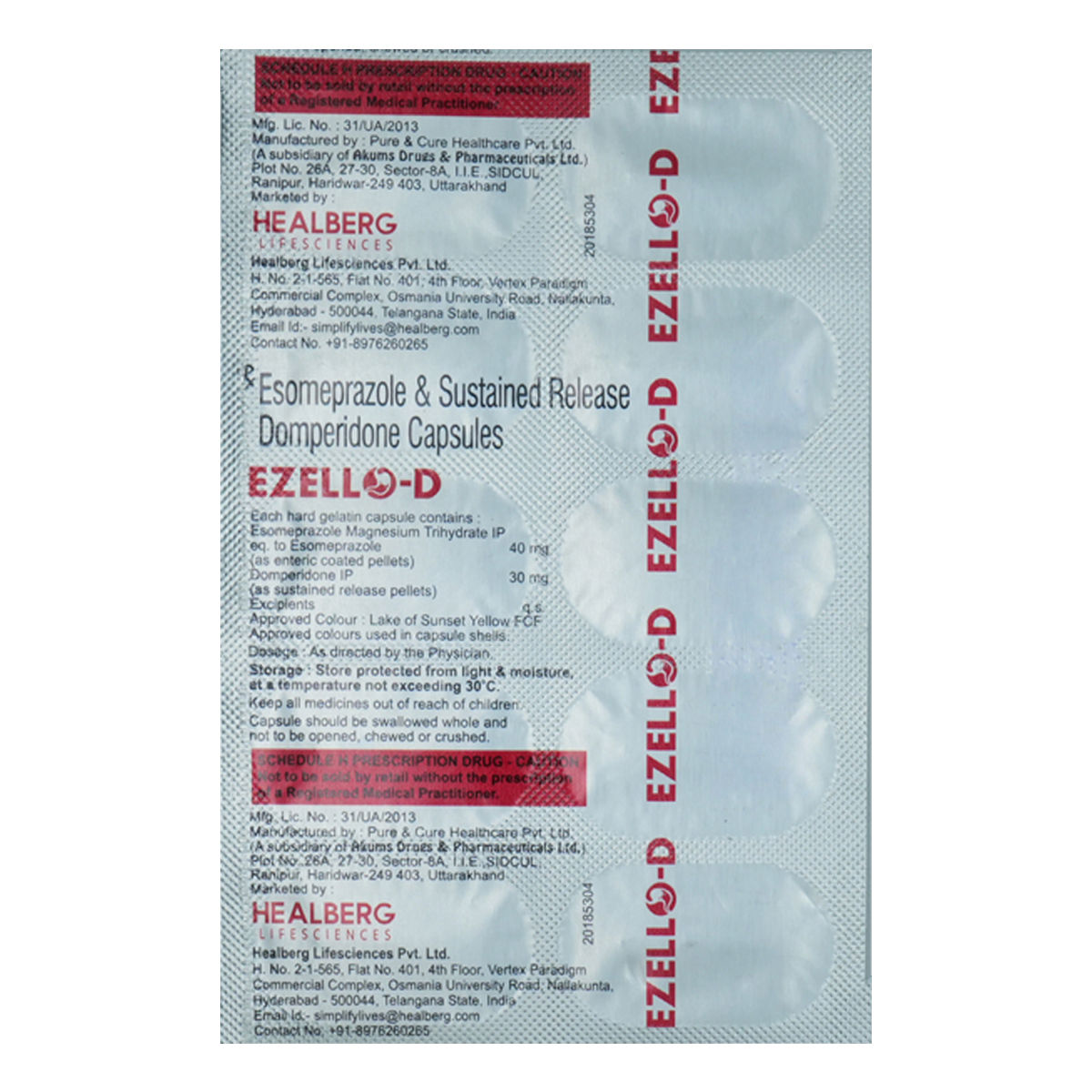 Ezello-D Capsule | Uses, Side Effects, Price | Apollo Pharmacy