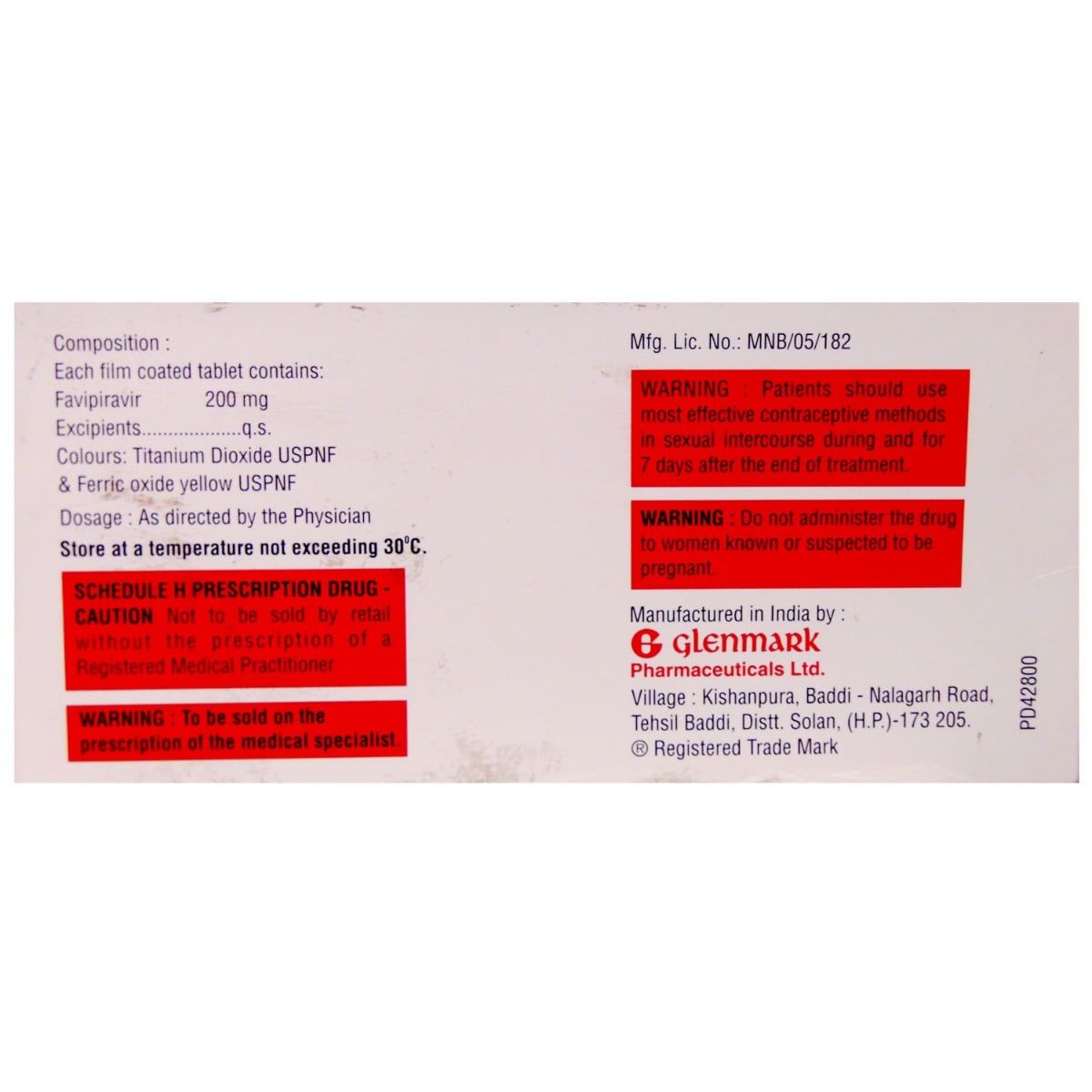 Fabiflu 200mg Tablet 34's Price, Uses, Side Effects, Composition ...