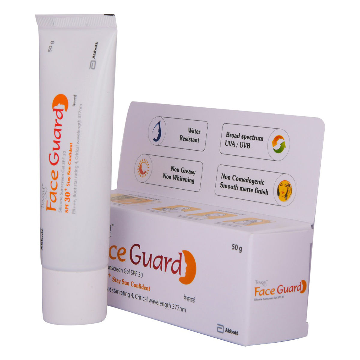 Tvaksh Face Guard SPF 30+ PA+++ Silicone Sunscreen Gel, 50 gm Price ...