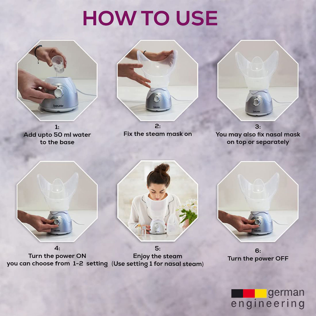 Beurer FS 50 Facial Sauna & Steam Inhaler, 1 Count Price, Uses, Side ...