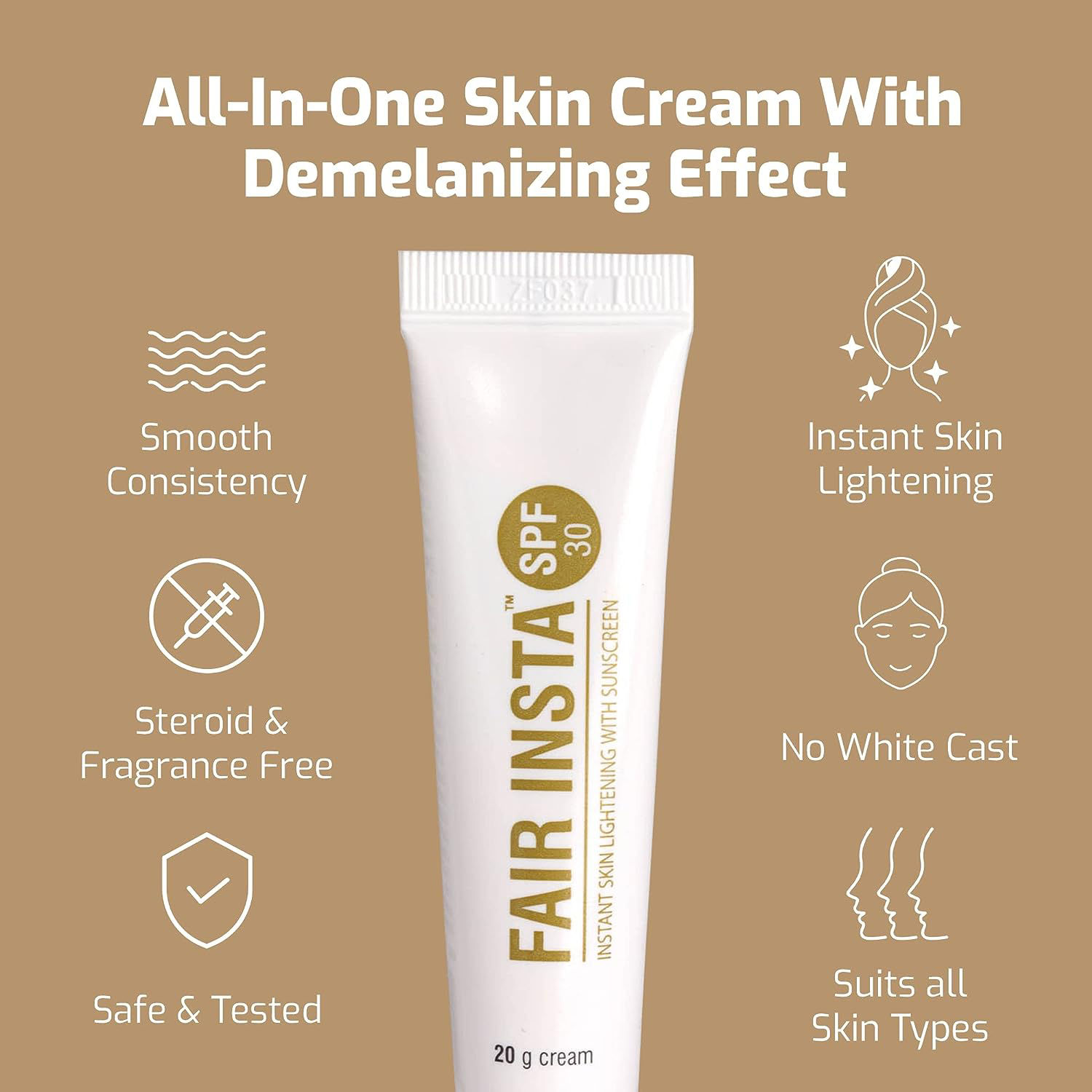 FAIR INSTA SPF 30 SKIN LIGHTENING SUNSCREEN CREAM 20GM Price, Uses ...